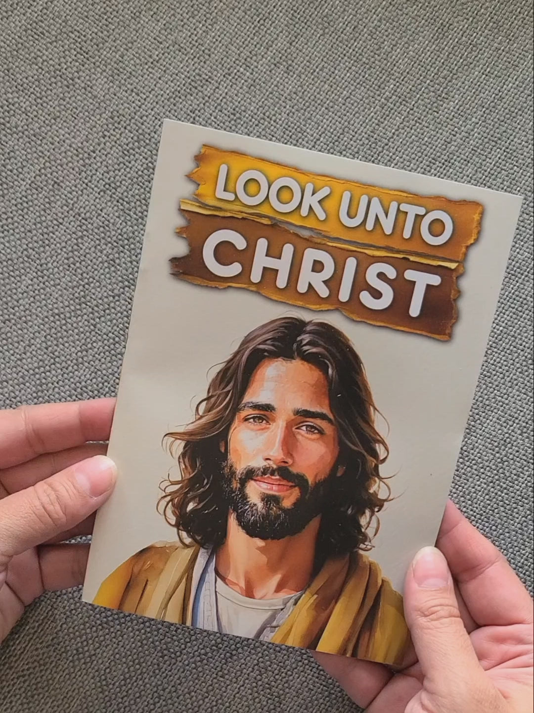 "Look Unto Christ" Book- an illustrated message of hope, peace, and un ...
